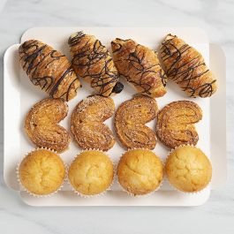 Bandeja de mini bollería dulce (12 uds)